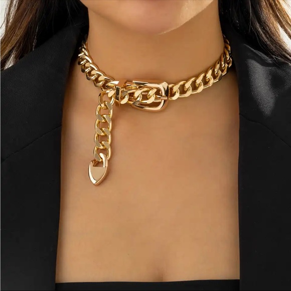 Jewelry | Belt Buckle Necklace | Poshmark